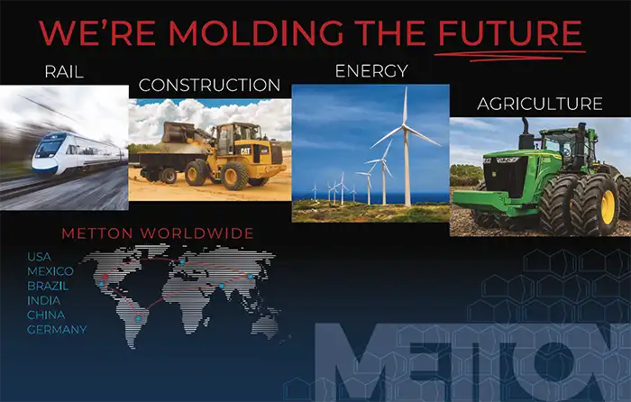 METTON Exhibit artwork and brochure