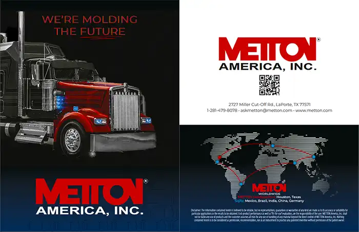 METTON Exhibit artwork and brochure